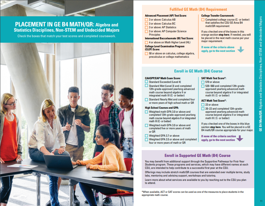 Academic Preparation and Placement | Early Assessment Program | CSUSB